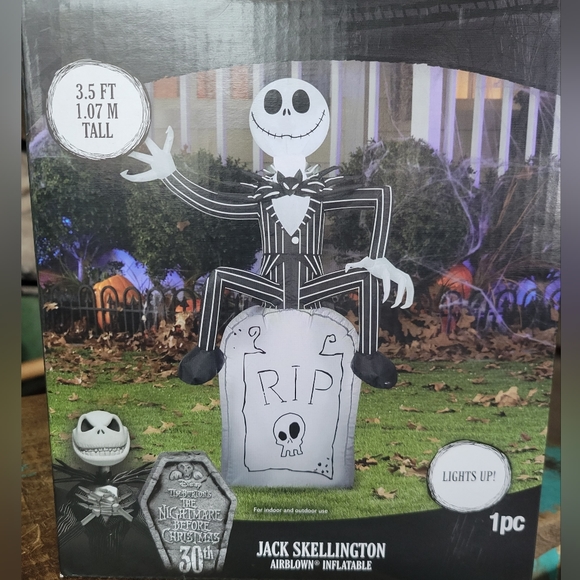 Disney | Holiday | Jack Skellington Airblown Inflatable | Poshmark